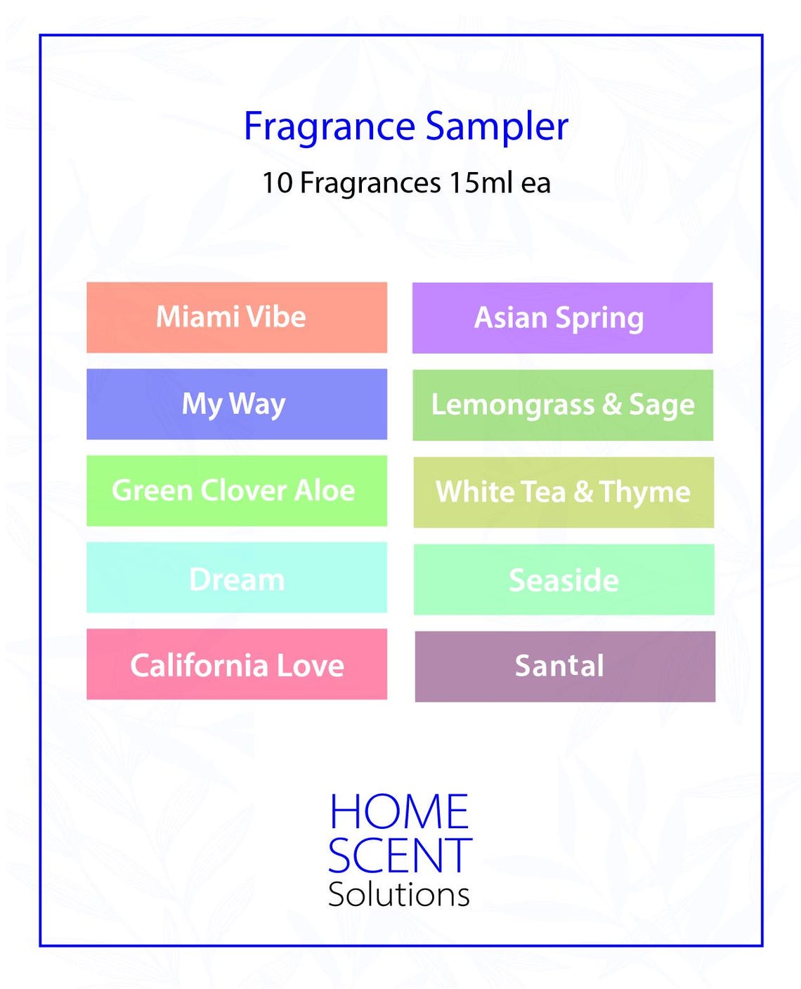 Diffuser Fragrance Sampler 10 Best Sellers - Etsy