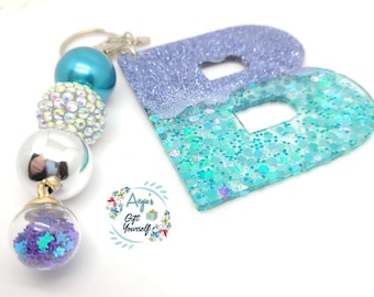 Letter B Keychain - Etsy