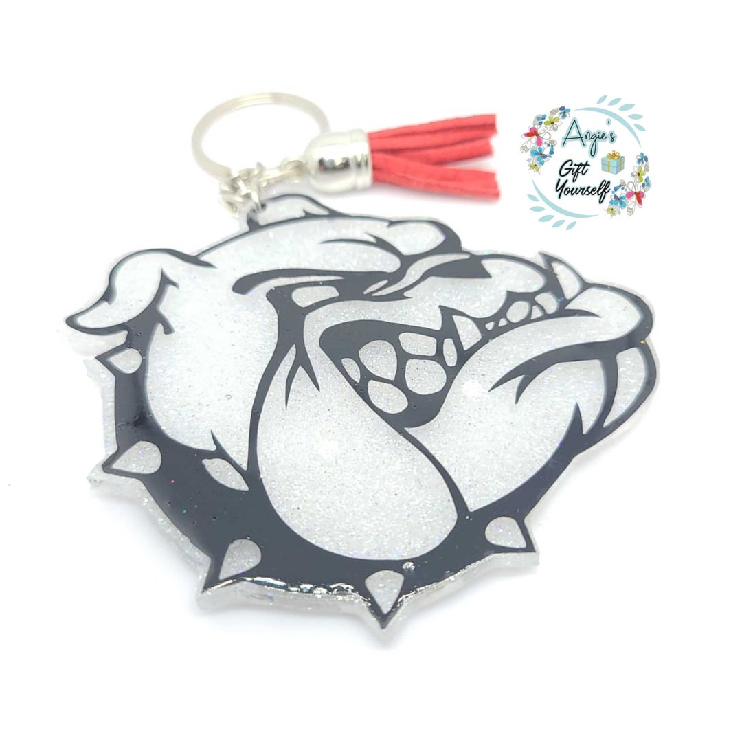 Bulldog Keychain | Keychain Bulldog | Dog Breed Keychain | Keychain Dog ...