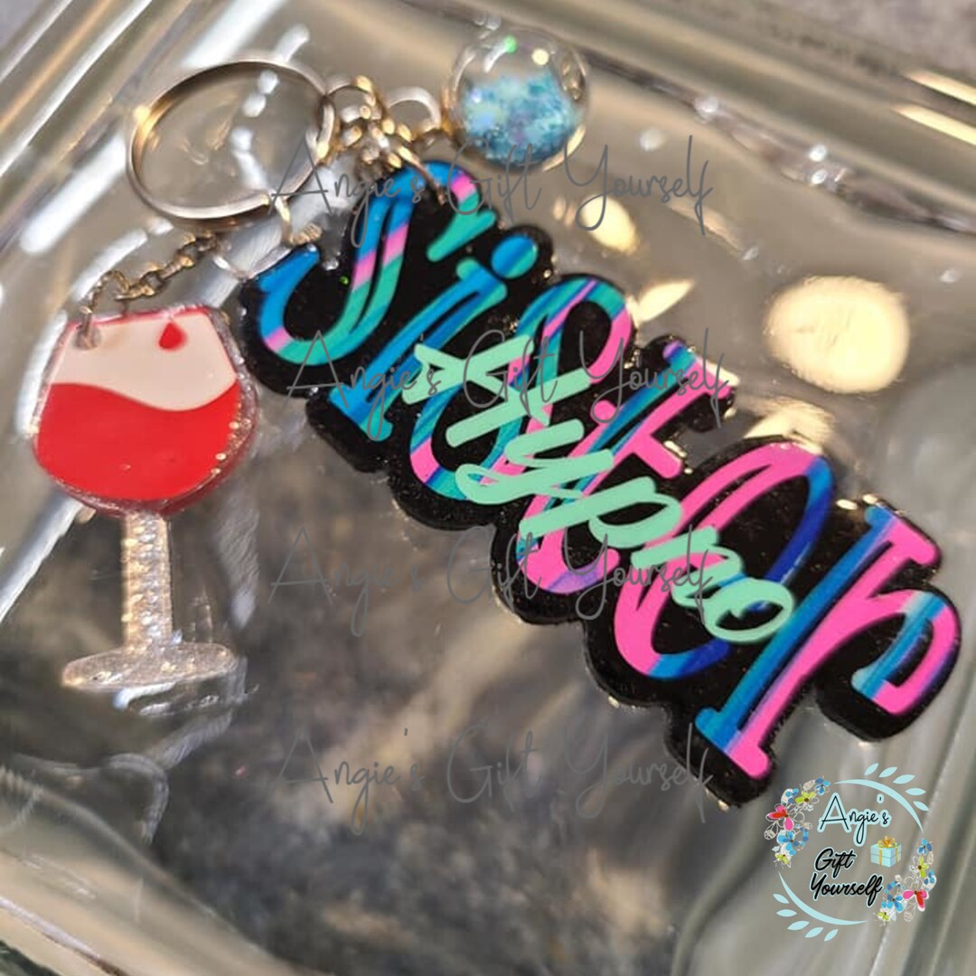 Hypnosister Keychain | Wine Charm | Keychain With Wine Charm | Hypnosis ...