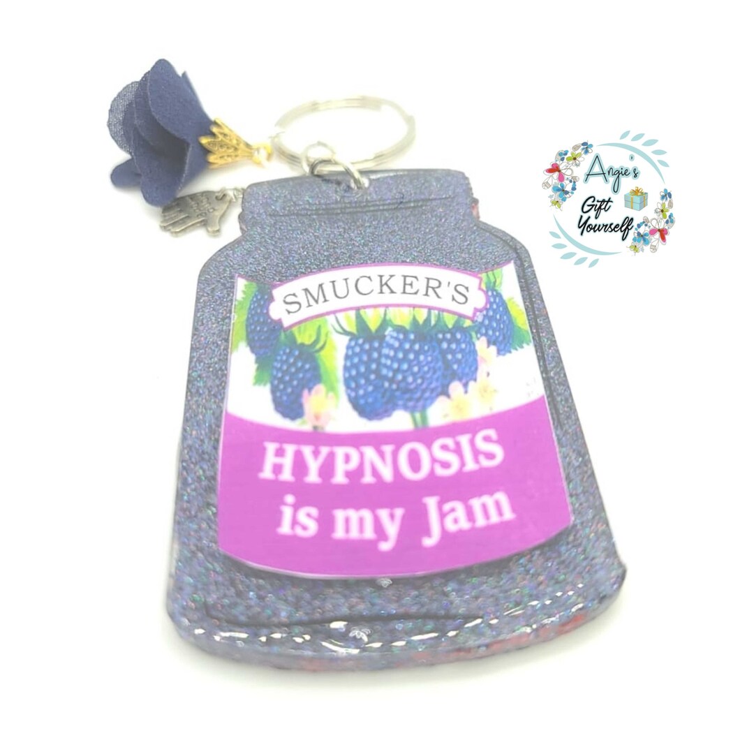 Hypnosis is My Jam Key Chain | Hypnotist Keychain | Hypnotic Swirl ...
