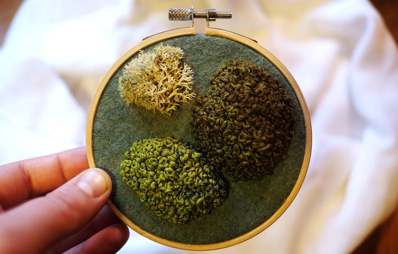 Moss Embroidery - Etsy