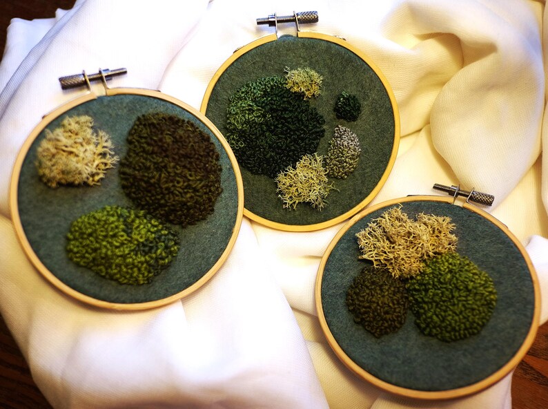 Moss Embroidery - Etsy