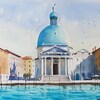 Original Watercolor Cadaqués Painting, Dali's House, Port Lligat ...