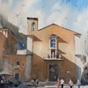 Cadaques Spain, Original Watercolor Painting, Costa Brava Harbor ...