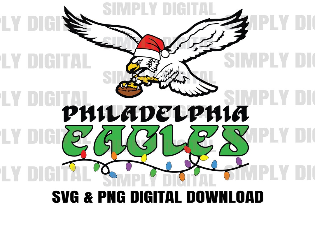 Christmas Eagles Throwback SVG PNG Philadelphia Sports Shirt Design for ...