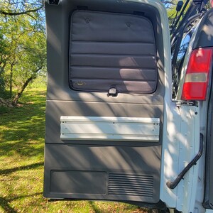 Stelletek GMC Savana / Chevy Express Van Back Barn Door Window Cover ...