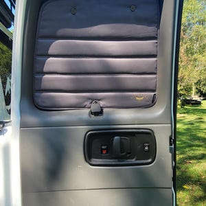 Stelletek GMC Savana / Chevy Express Van Back Barn Door Window Cover ...