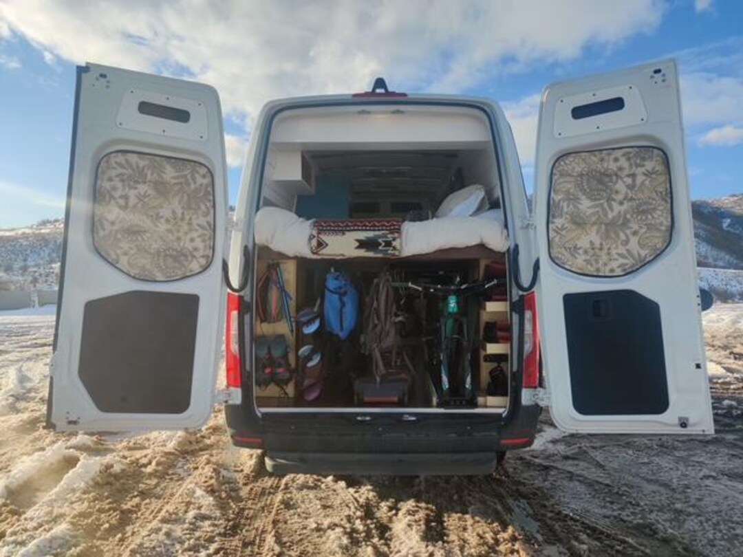 Stelletek Mercedes Sprinter 2019-2024 Van Window Cover Curtains, Shades ...