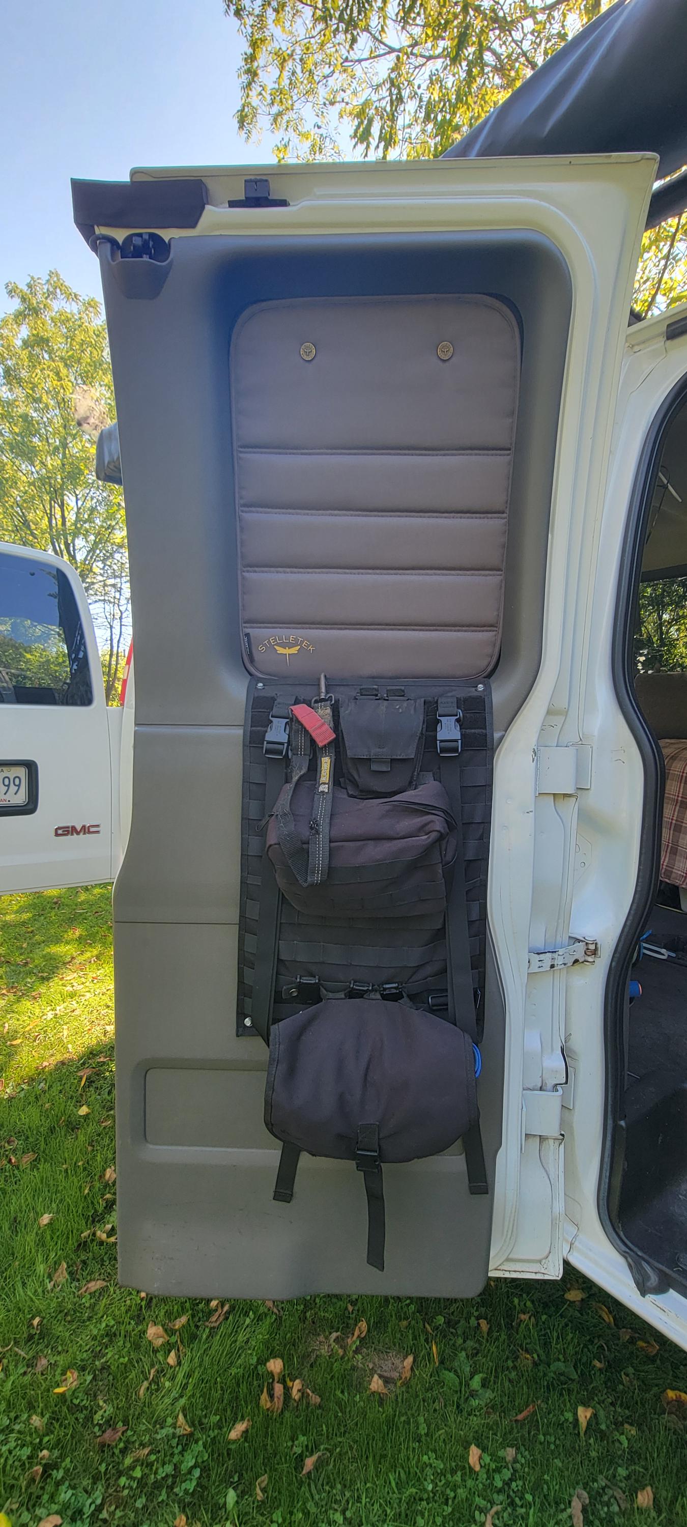 Stelletek GMC Savana / Chevy Express Van Side Barn Door Window Cover ...
