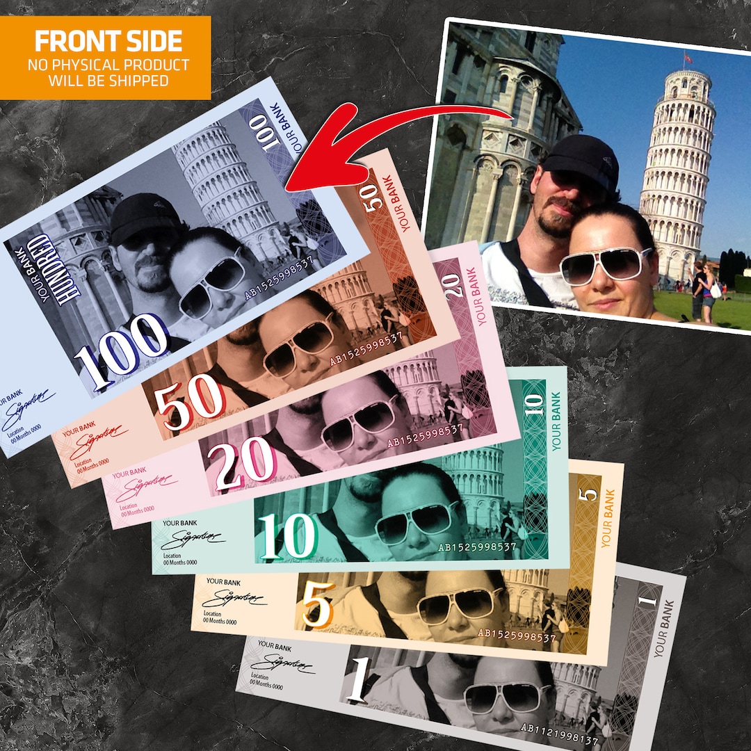 Custom Monopoly Your Face on Money Fake Money for Party Personalized ...