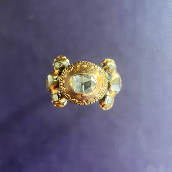 Rare Antique Iberian Ring, Antique Diamond Ring, 18k … - Gem