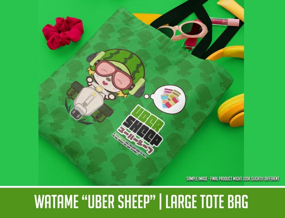 Hololive Watame Uber Sheep Gran Bolsa de Mano | Etsy