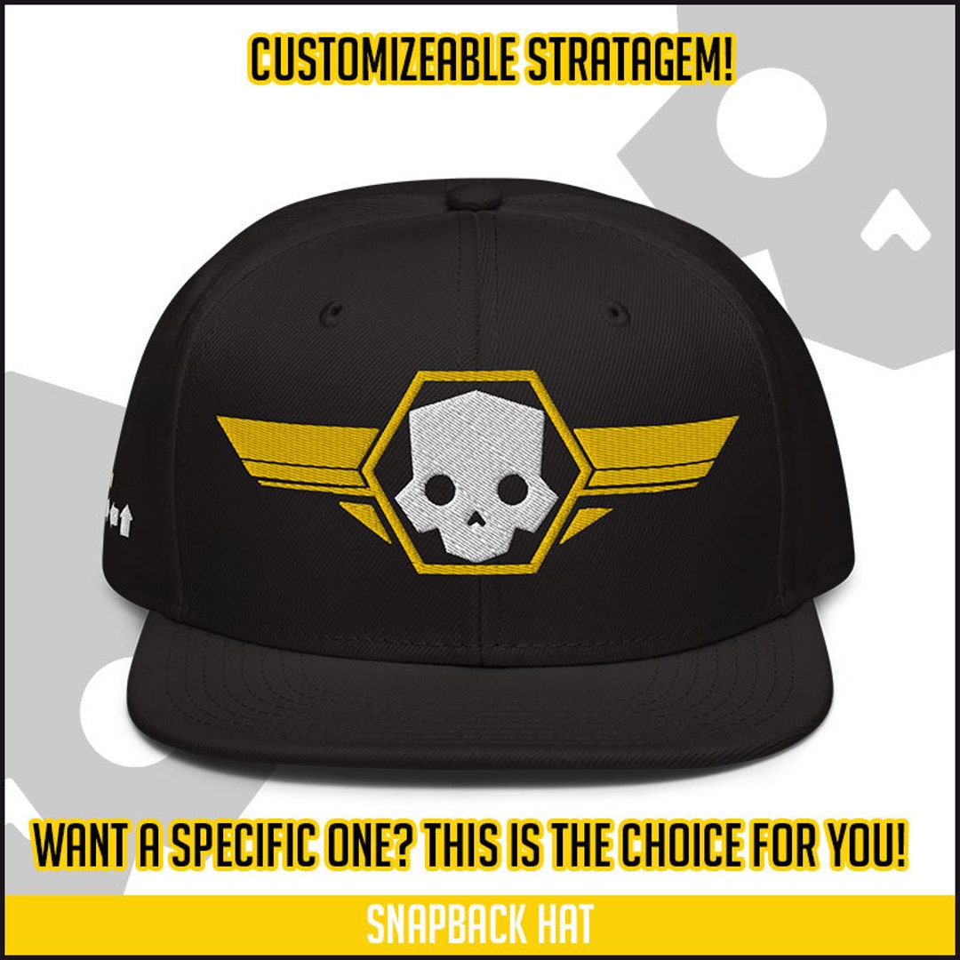 Helldivers 2 Customizable Stratagem Snapback Hat - Etsy Australia