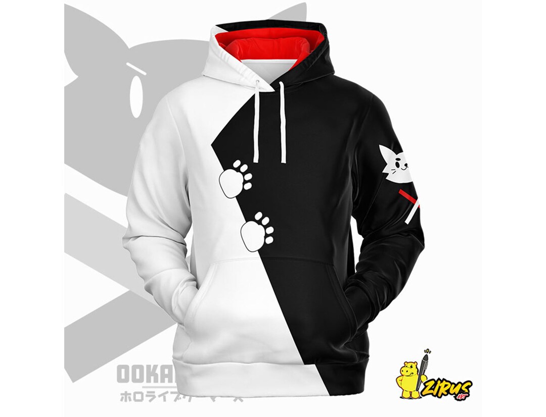 Hololive - Ookami Mio Pullover Hoodie, Hololive Cosplay, - Etsy