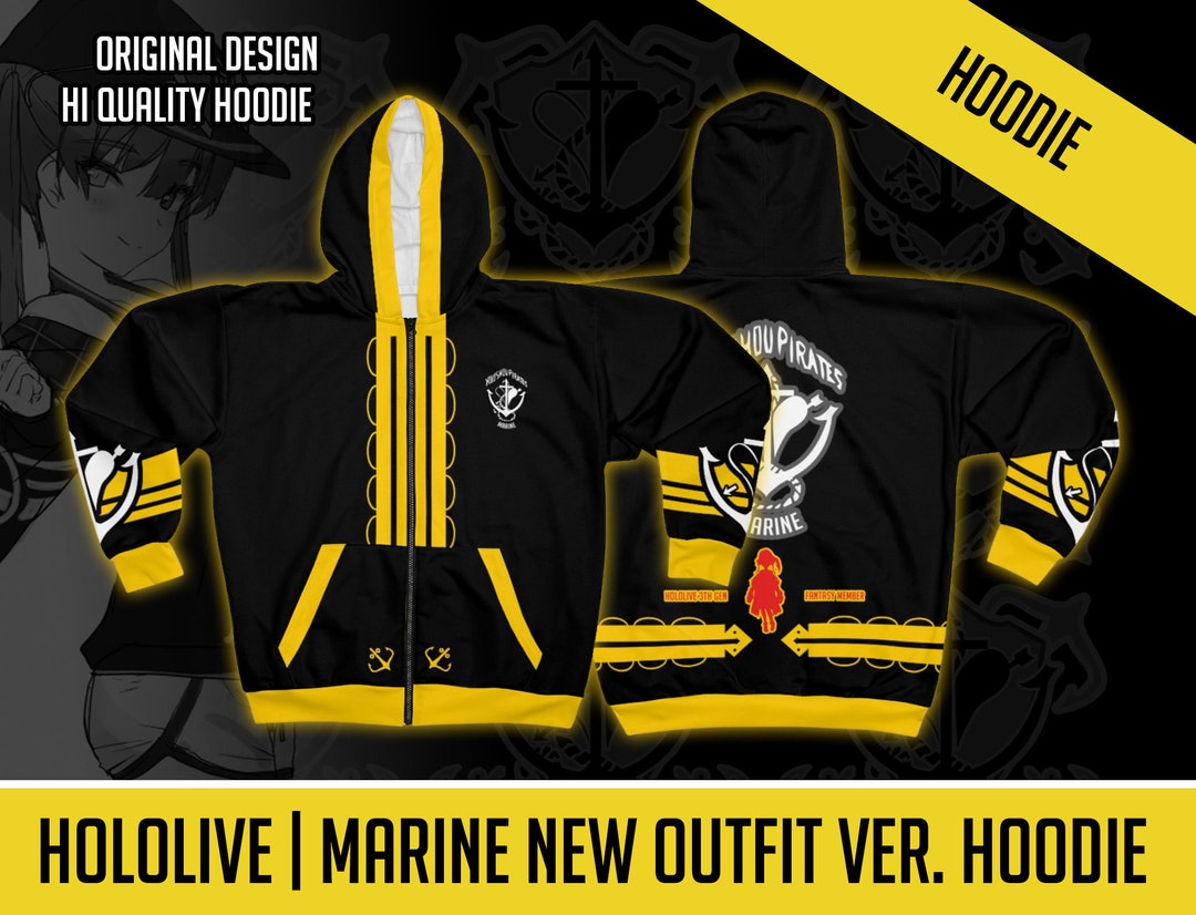 Hololive | Marine's "houshou Pirates" Hoodie - Etsy