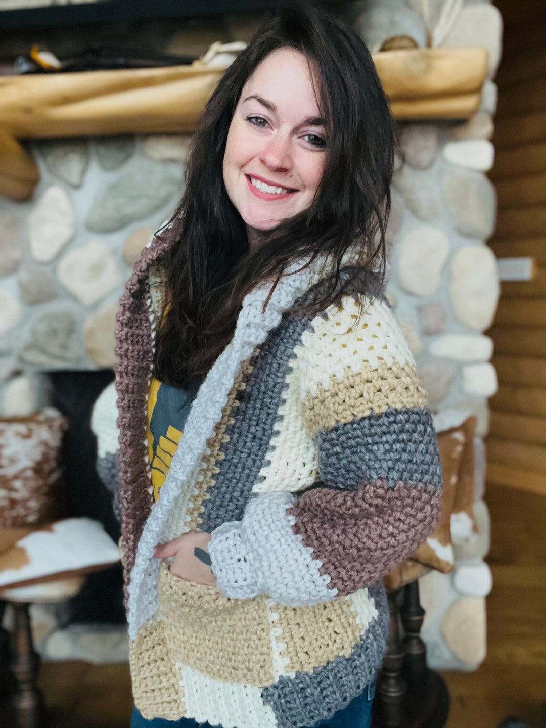 Katy Cardigan Crochet Pattern - Etsy