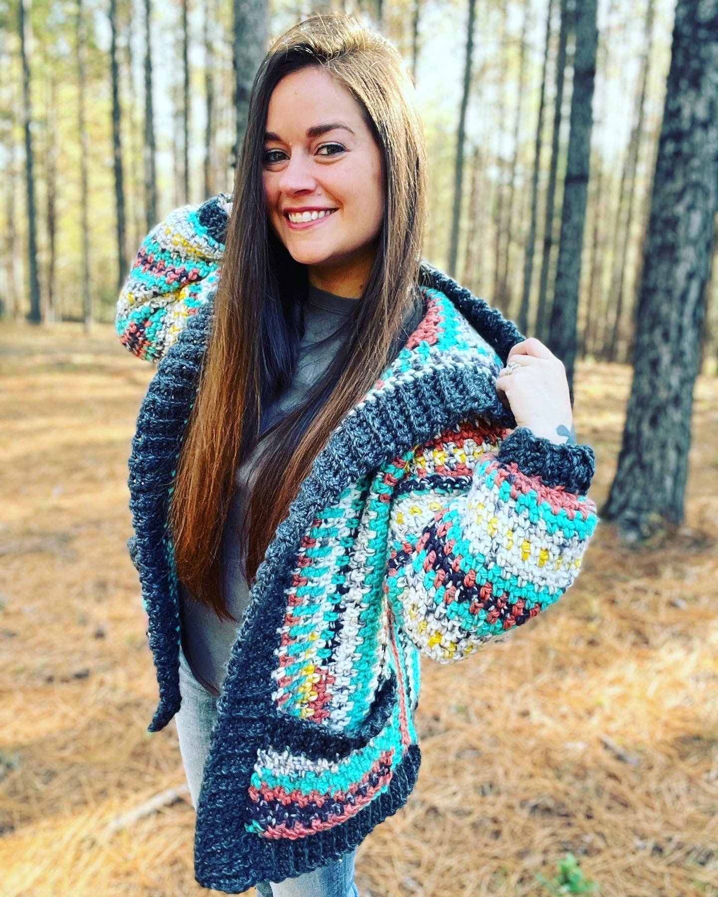 Katy Cardigan Crochet Pattern | Etsy