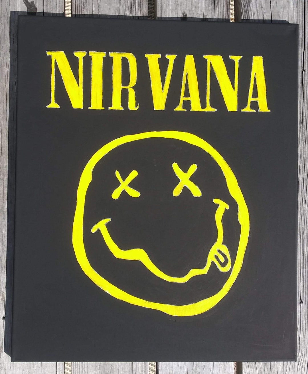 Nirvana Smiley Face - Etsy
