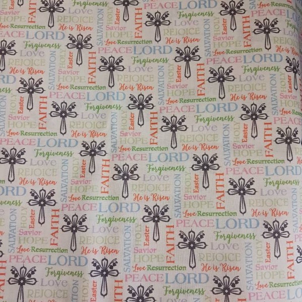 Christian Fabric - Etsy
