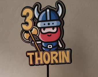 Viking Cake Topper - Etsy