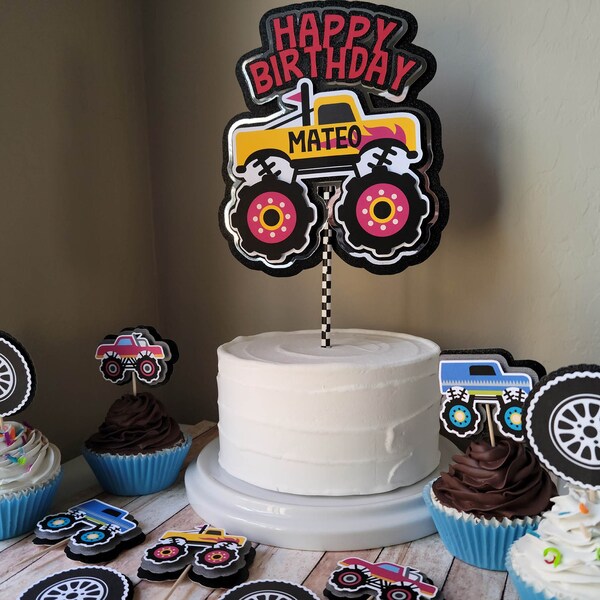 Truck Cupcake Topper - Etsy