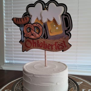 German Style Cake Topper for Birthdays, Oktoberfest, Groom's Cake ...