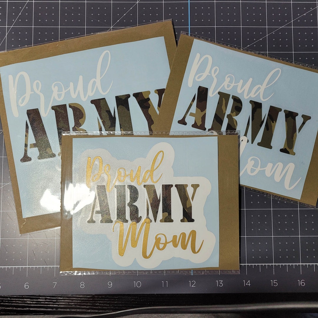 Proud ARMY Decals - A Great Gift for Mom, Dad, Sister, Aunt, Family ...