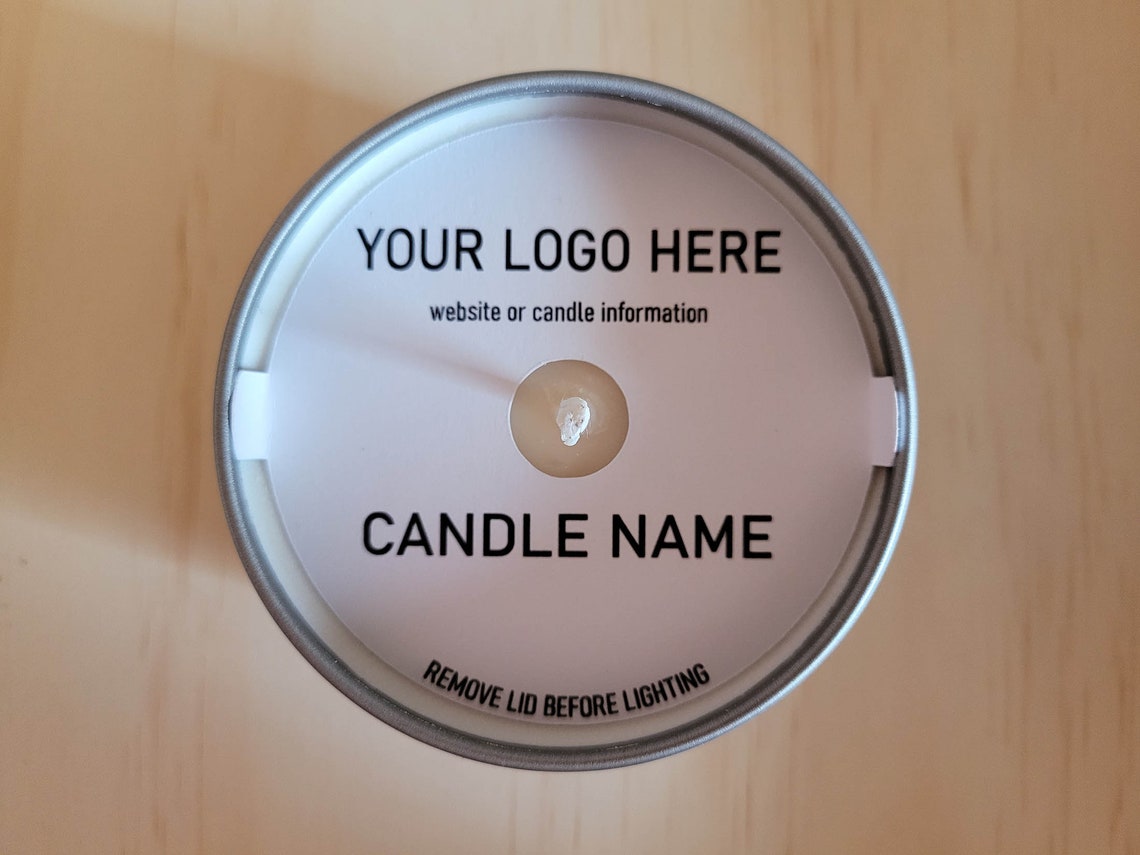 Select-a-Size Custom Candle Dust Covers Standard and Wood | Etsy