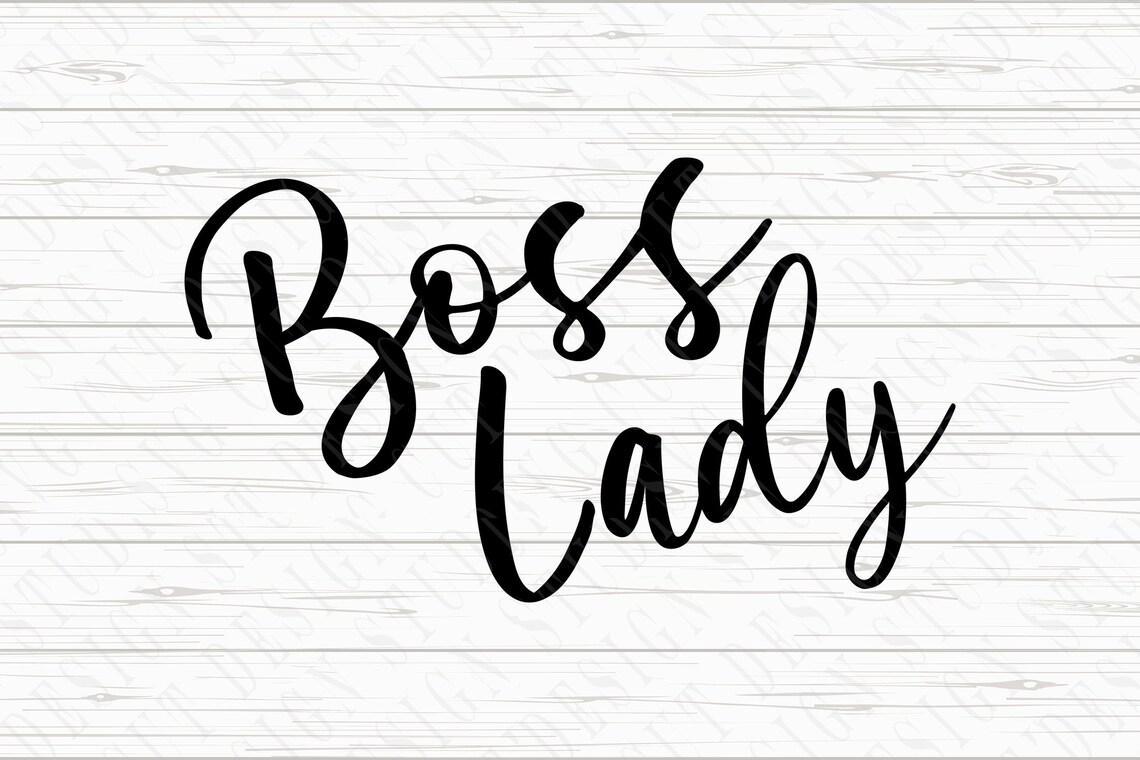 Boss Lady Decal Choose From 19 Colors Holographic - Etsy