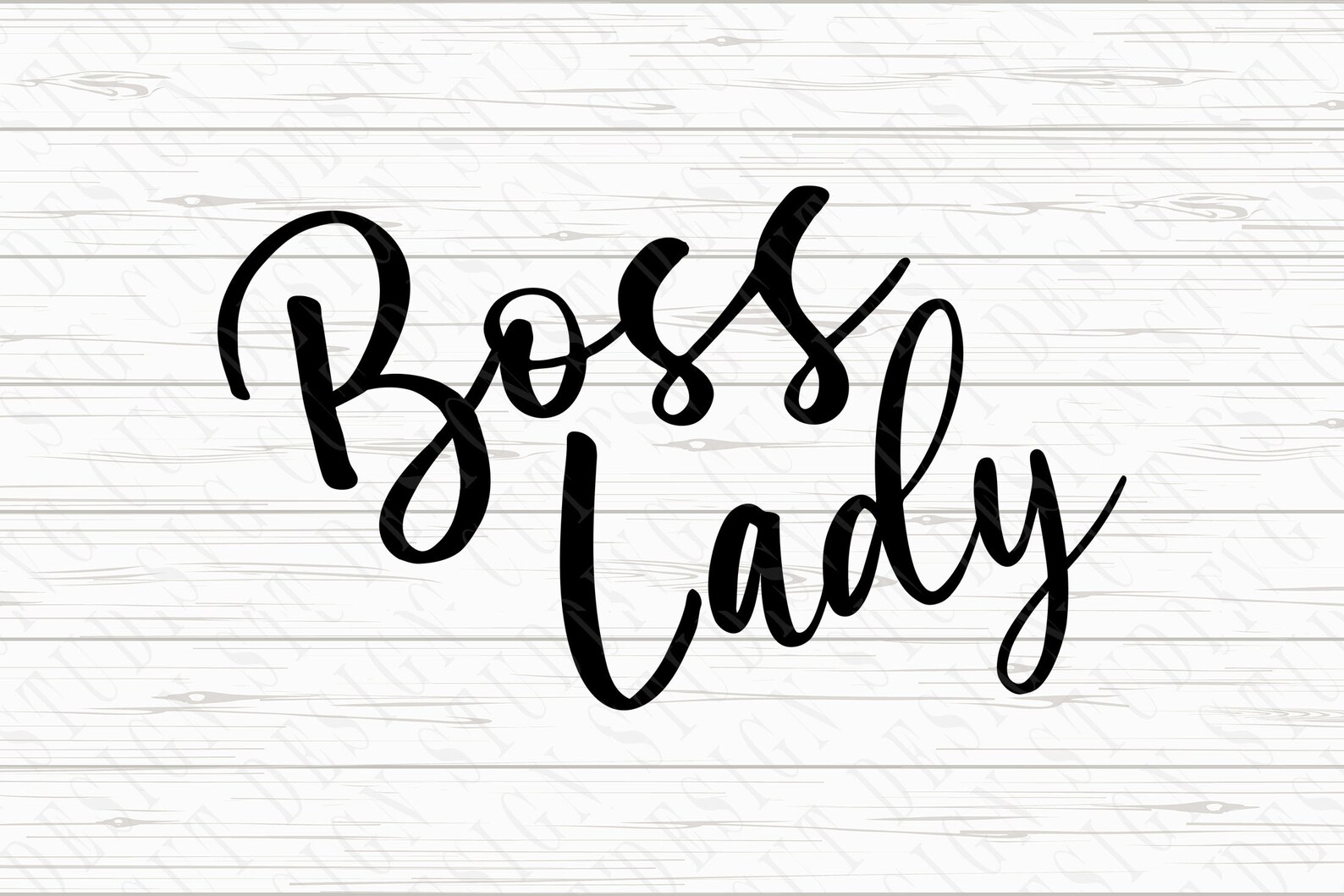 Boss Lady Decal Choose From 19 Colors Holographic | Etsy