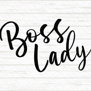 Boss Lady Decal - Choose From 19 Colors - Holographic, Metallic ...