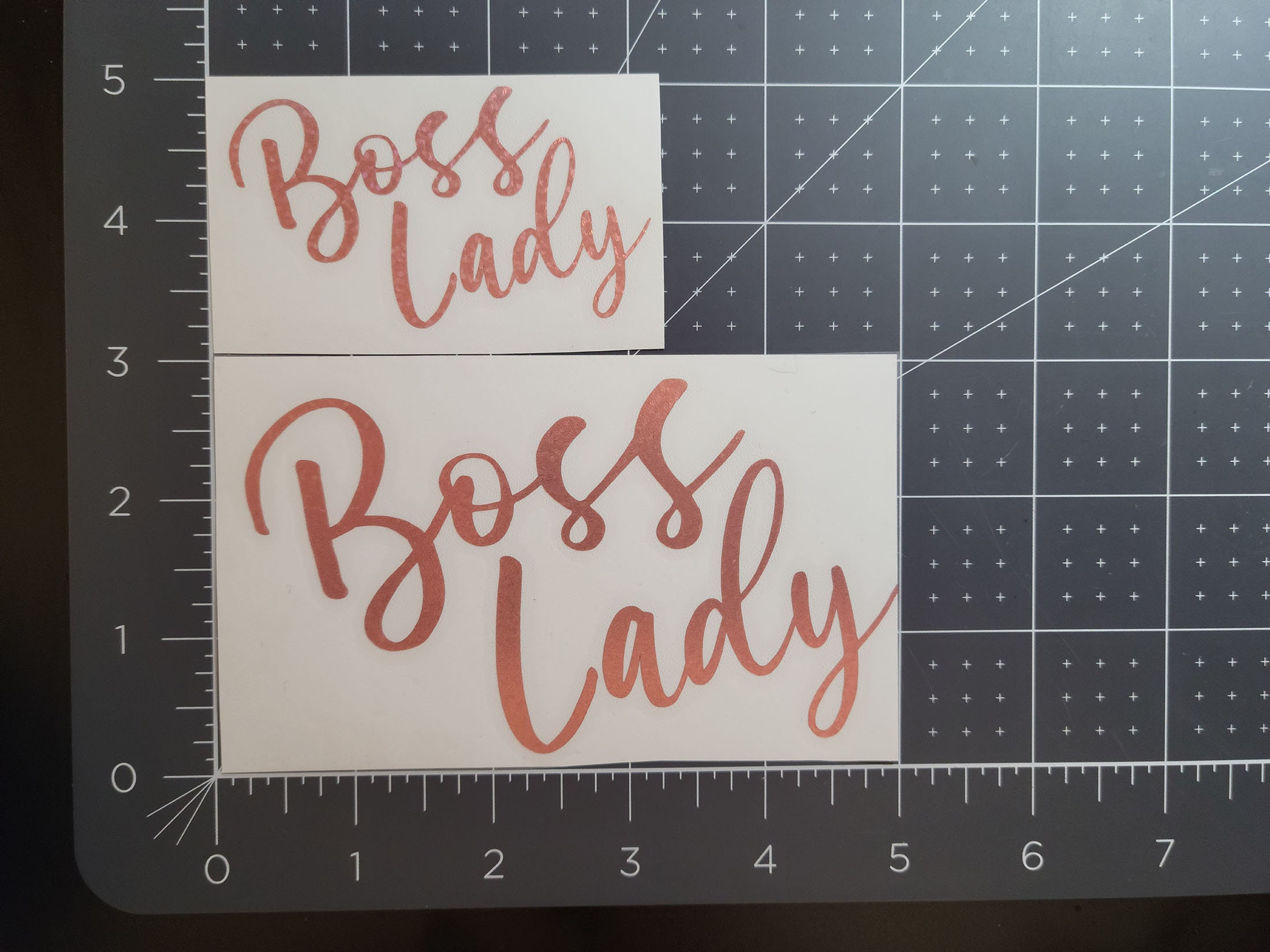 Boss Lady Decal Choose From 19 Colors Holographic | Etsy