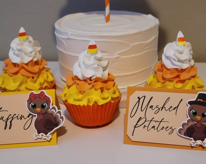 Turkey Cake Topper Thanksgiving Holiday Decor Friendsgiving Cake Cute ...
