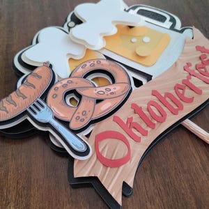 German Style Cake Topper for Birthdays, Oktoberfest, Groom's Cake ...