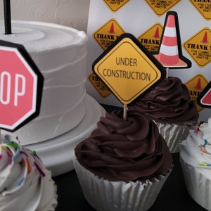 Cement Mixer Cake Topper - Construction Theme Birthday Party Decor ...