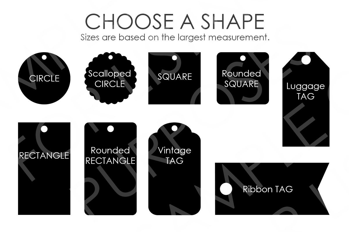 Custom Tags Premium Cardstock Custom Printing and Logos - Etsy