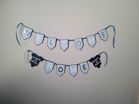 Paper Banners Hung By Ribbon