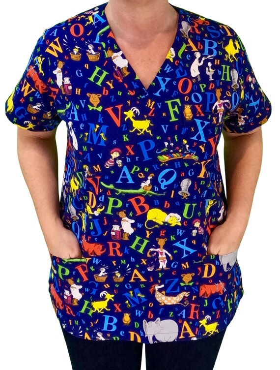 Nurse S Scrub Tops Patterns | Dresses Images 2025