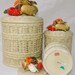Vintage Lefton Basketweave Canisters Set of Three Made in Japan - Etsy