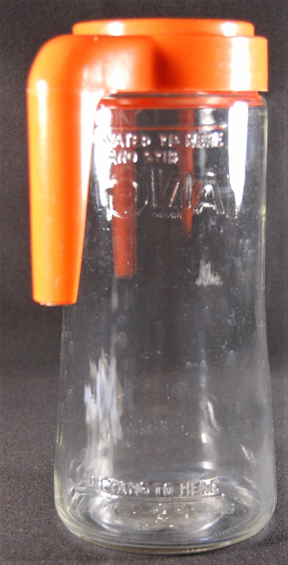 Vintage 1970s TANG Orange Drink Clear Glass Pitcher - Etsy