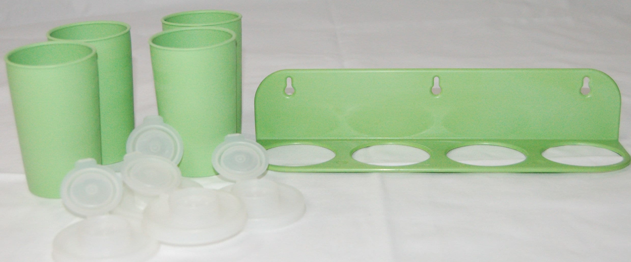 Vintage Tupperware Spice Containers With Rack Wall Mount - Etsy