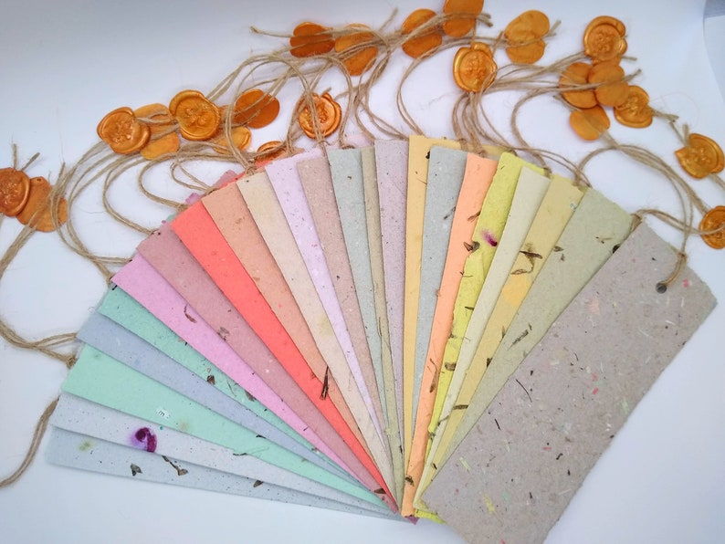 Wildflower Seed Paper Bookmark: Plantable, Sustainable Recycled ...