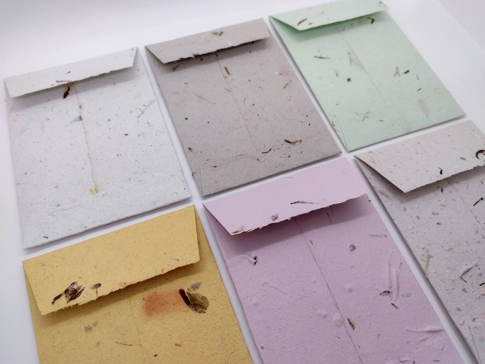 Plantable Wildflower Seed Paper Card Set With Envelopes: Eco-friendly ...