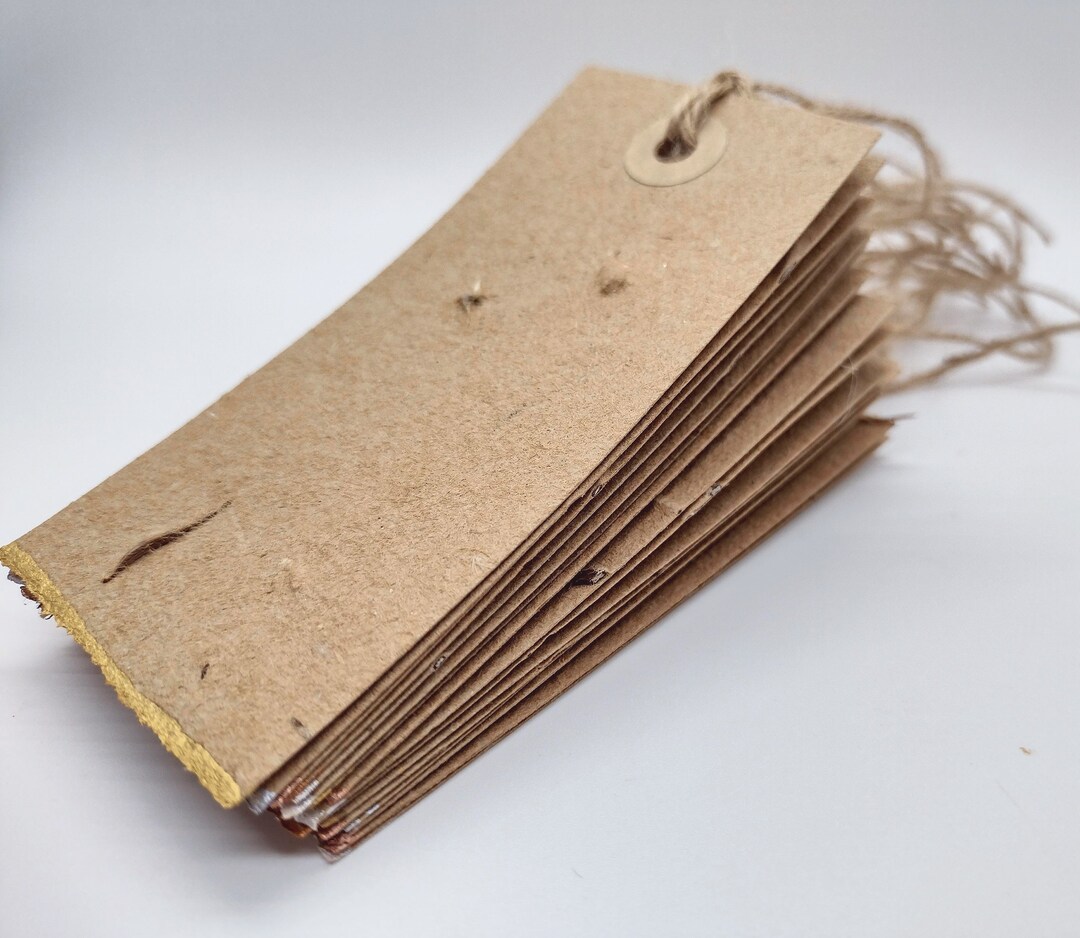 16 Handmade Holiday Seed Paper Gift Tags Zero Waste, Sustainable, Eco ...