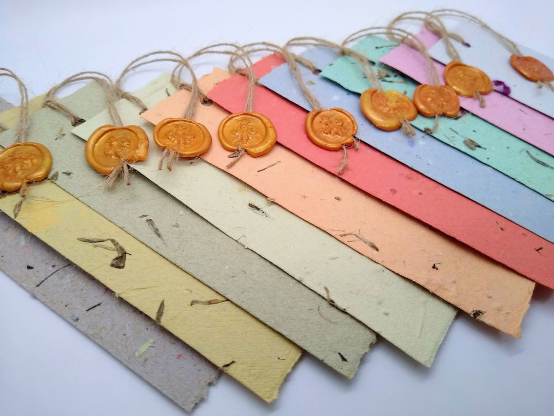 Plantable Wildflower Seed Paper Bookmark: Handmade Recycled Gift ...