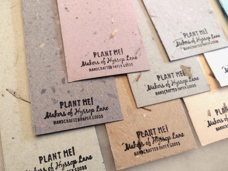 Wildflower Seed Paper Bookmark: Plantable, Sustainable Recycled ...