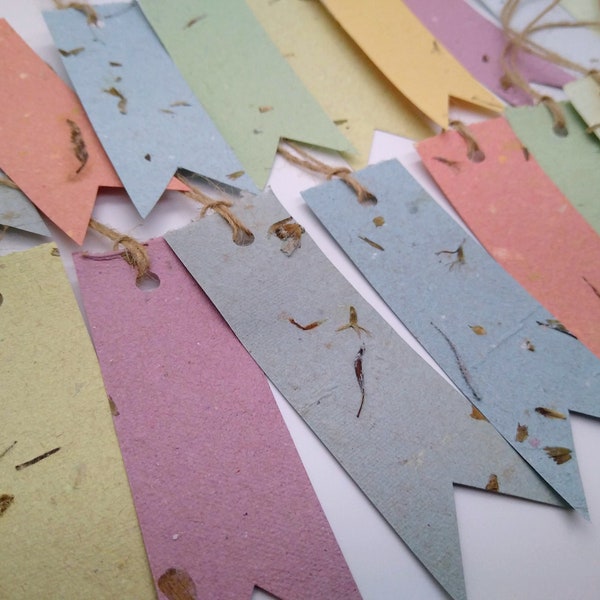 Seed Paper Tags - Etsy