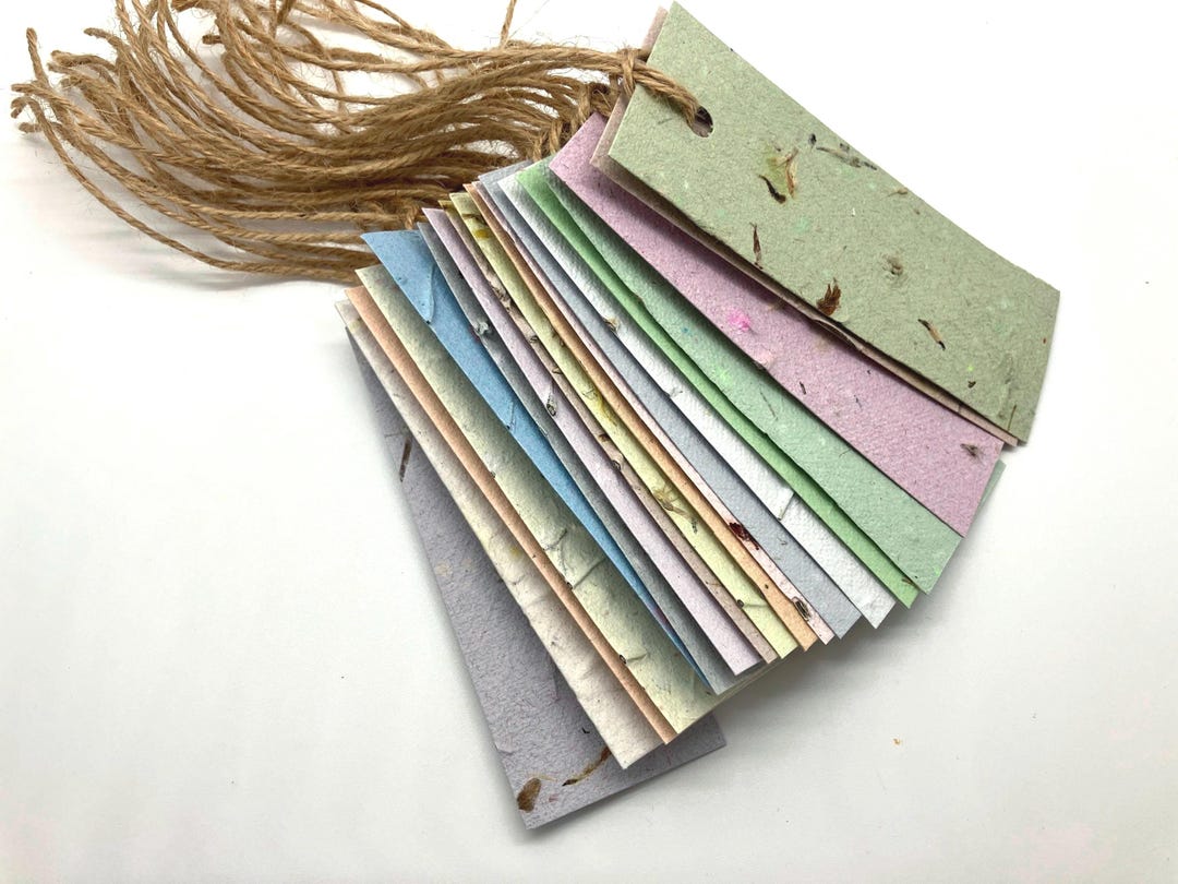 Plantable Wildflower Seed Paper Gift Tags, Eco-friendly, Set of 18 - Etsy