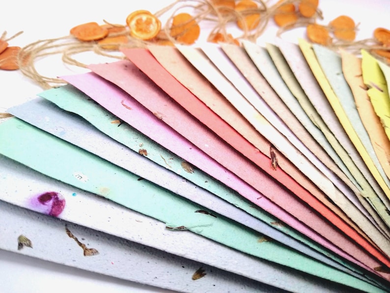 Wildflower Seed Paper Bookmark: Plantable, Sustainable Recycled ...